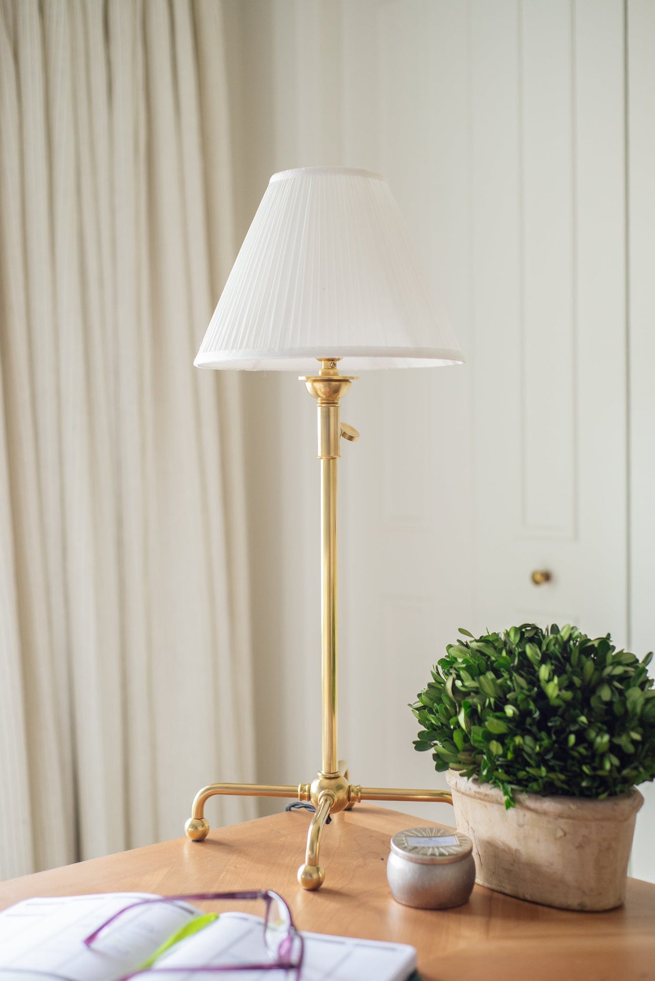 Hudson Valley Lighting - Emmett Table Lamp in Aged Brass – White Cliff ...