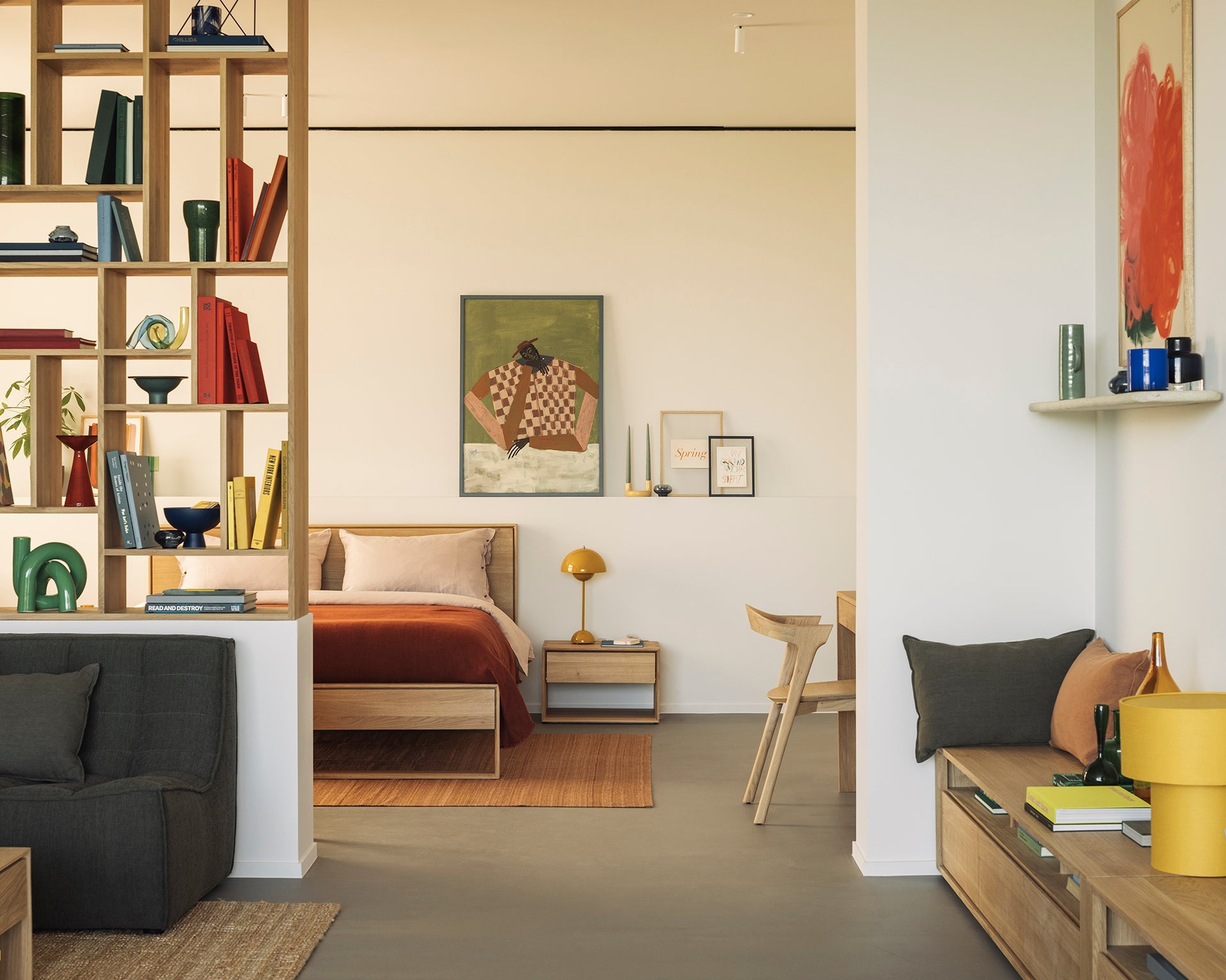 Shadow TV Cupboard Oak with 3 Drawers - Elegant Storage – White Cliff ...